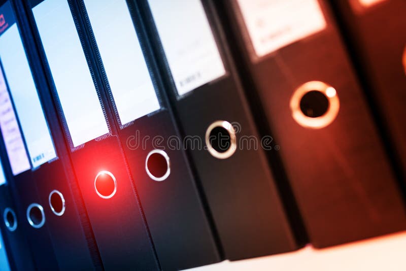 Document Folder Office Work Place Room Stock Photo - Image of report ...