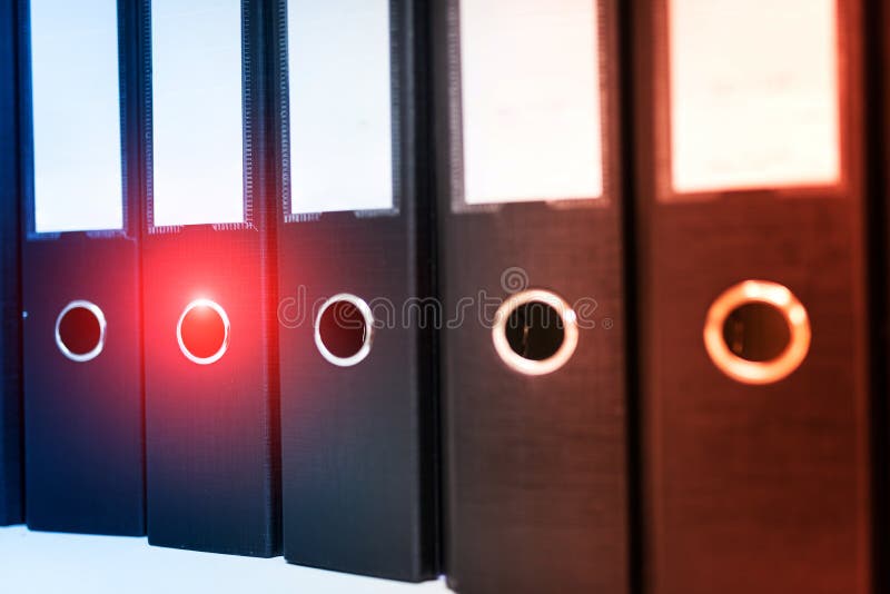 Document Folder Office Work Place Room Stock Photo - Image of data ...