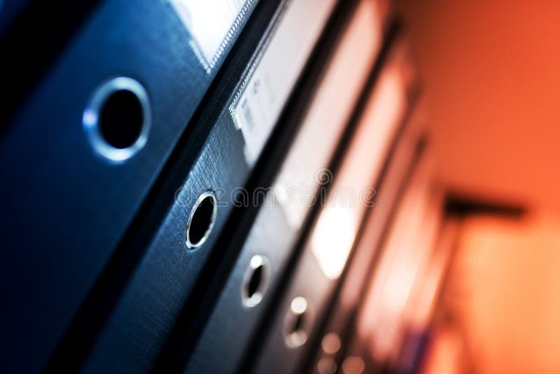 Document Folder Office Work Place Room Stock Image - Image of records ...