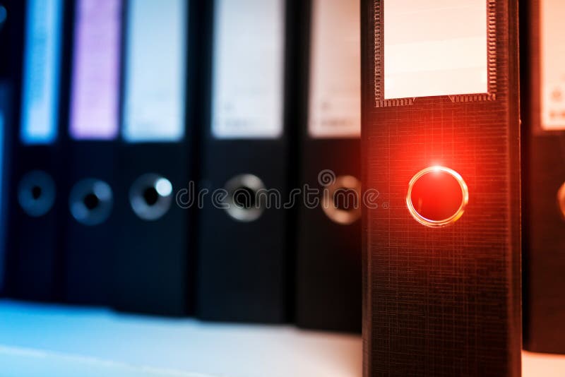 Document Folder Office Work Place Room Stock Photo - Image of order ...