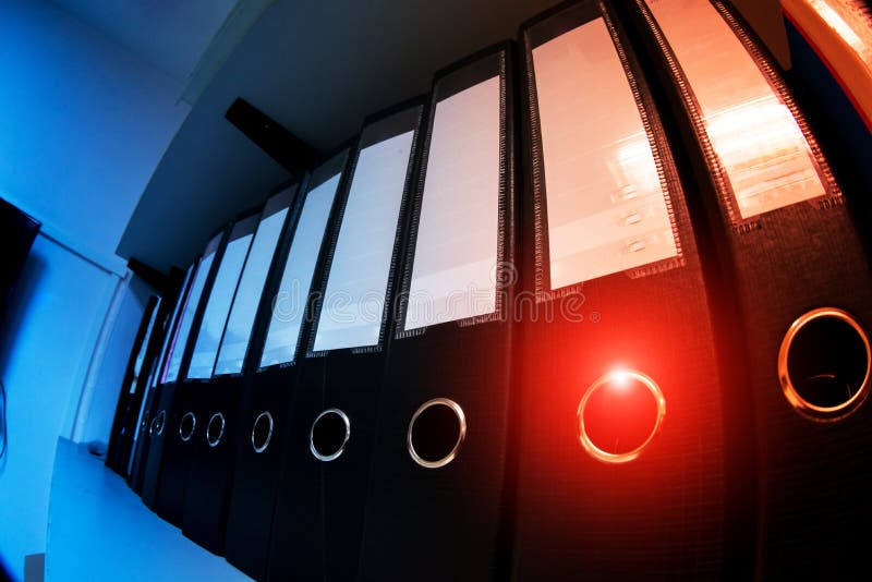 Document Folder Office Work Place Room Stock Image - Image of archive ...