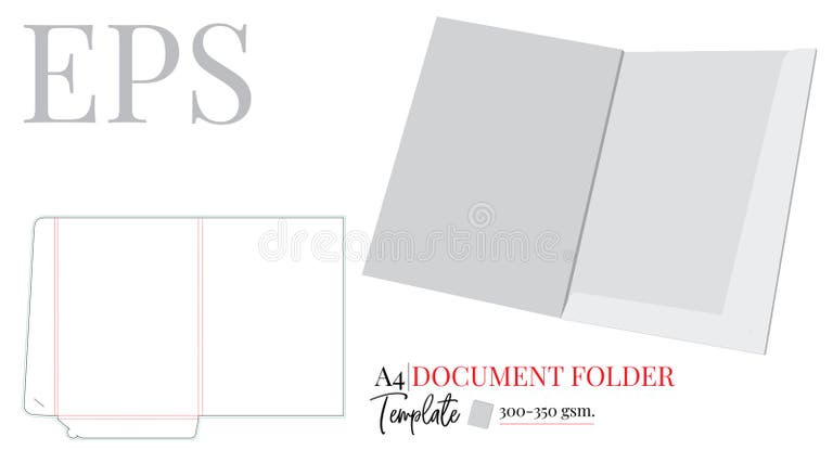 A4 Folder Die Cut Stock Illustrations – 79 A4 Folder Die Cut Stock ...