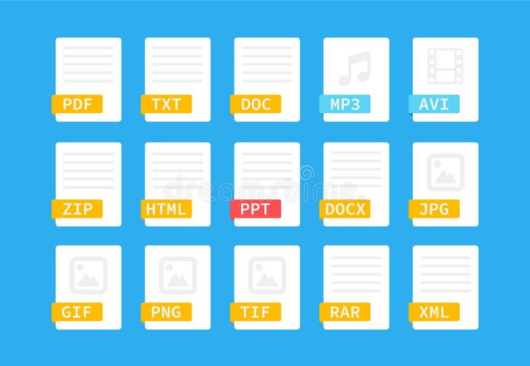 Document Format Stock Illustrations – 59,858 Document Format Stock ...