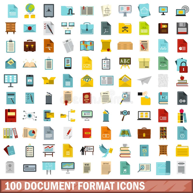 Draft Icons Set, Simple Style Stock Vector - Illustration of creative ...