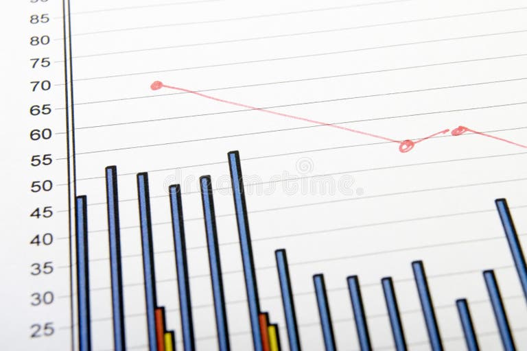 Document graphics stock photo. Image of decrease, graphic - 1688198