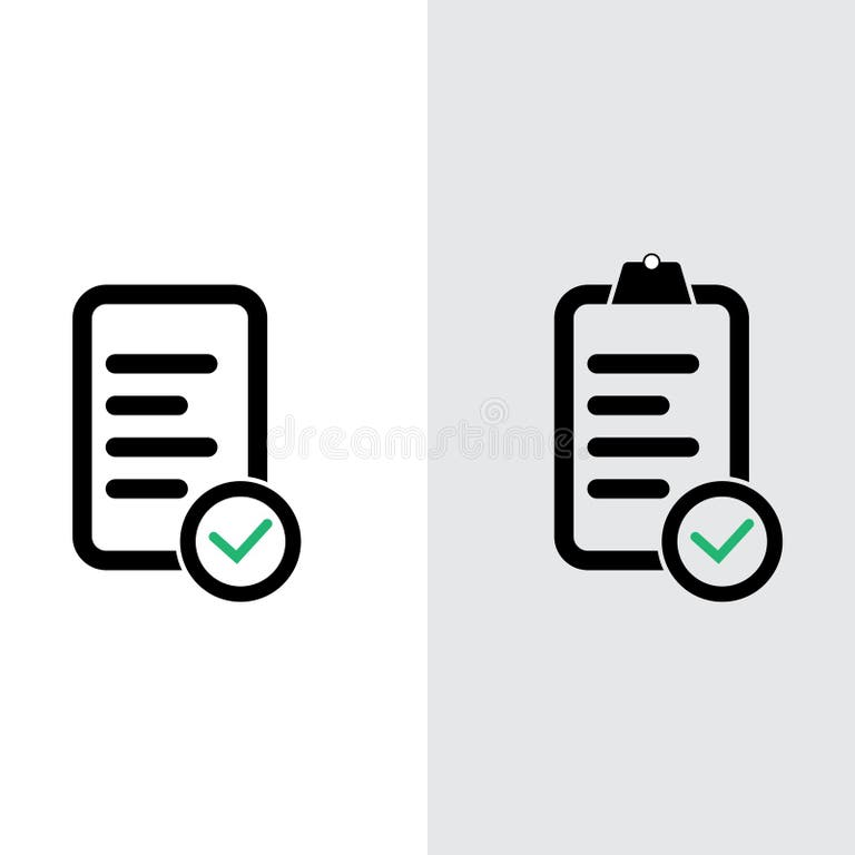 Document Has Been Approved Concept Illustration Flat Design. Modern ...