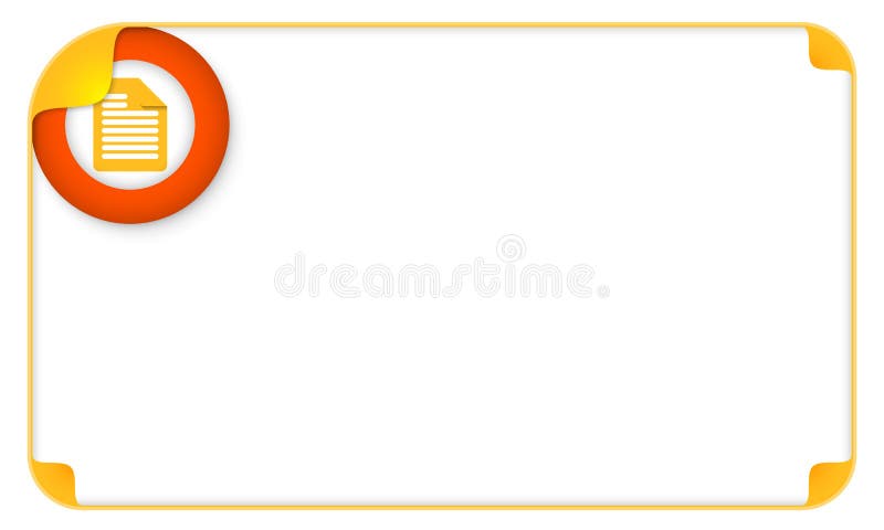 Document icon stock vector. Illustration of design, circle - 61288433