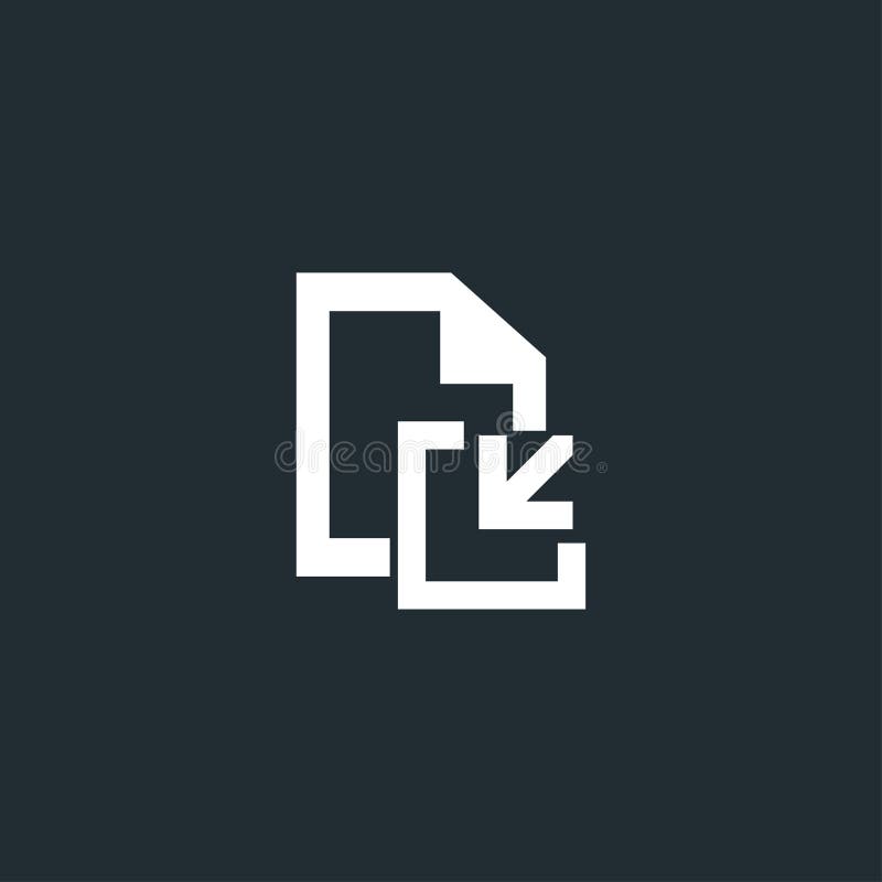 Document Inside Letter Envelope Showing Letter Concept Vector Stock ...