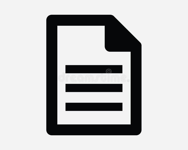 Document File Paper Doc Word Fold List Form Archive Report Note ...