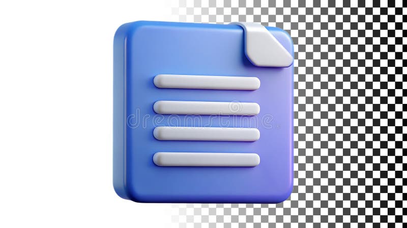 Document Icon, File Symbol for Documents and Organized Content ...