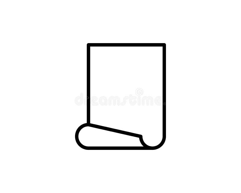 Document Icon. File, Text Document, a Sheet of Paper Document. Symbol ...
