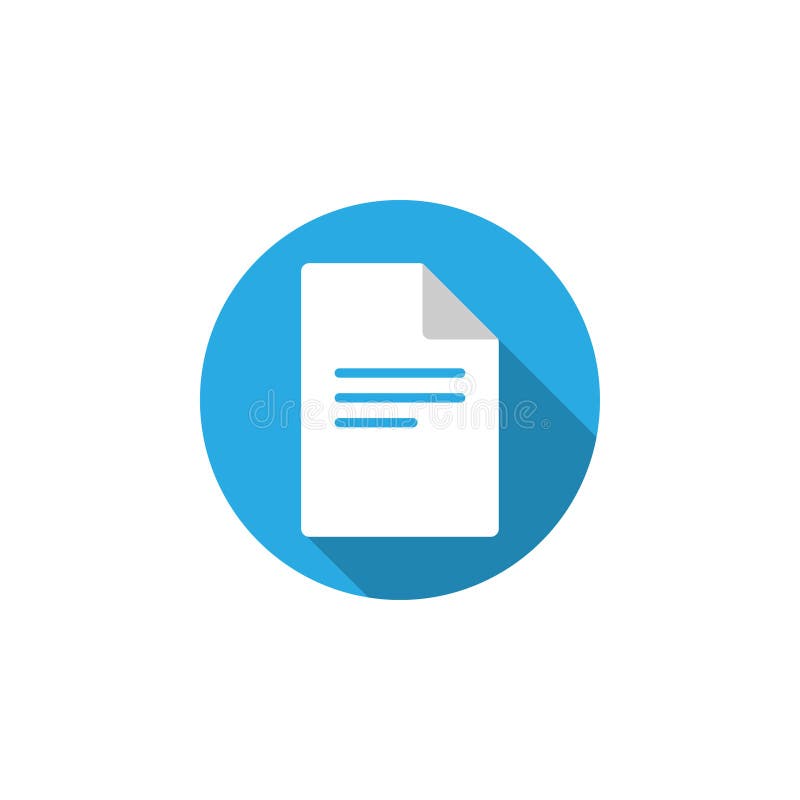 Document Icon Graphic Design Template Vector Stock Vector ...