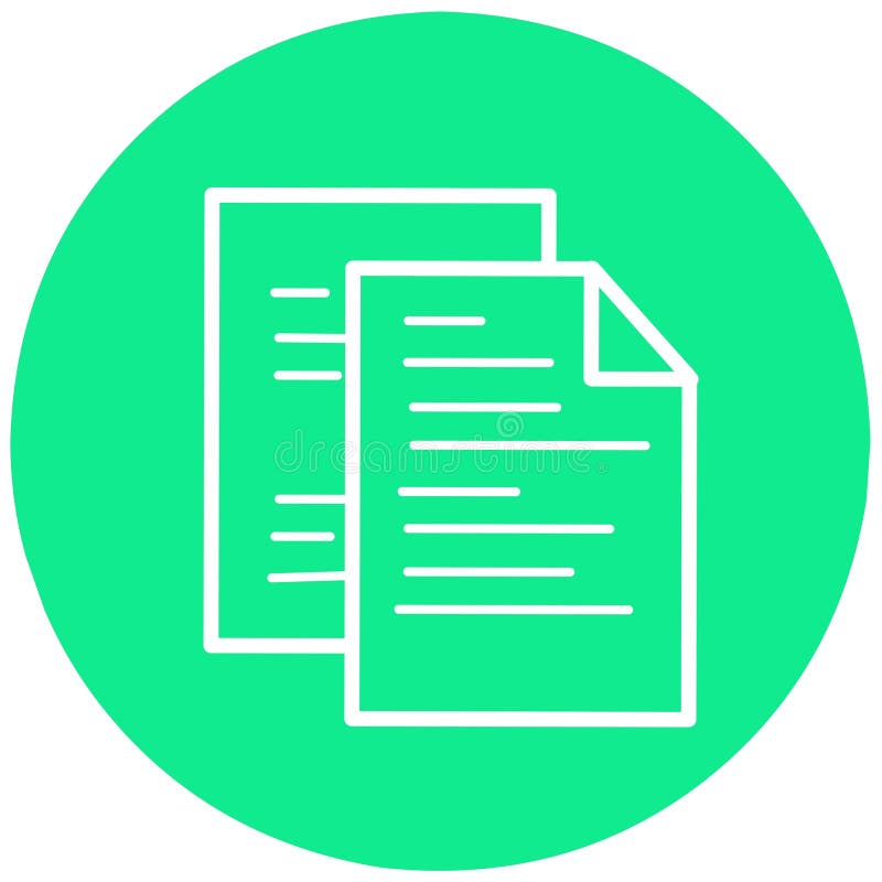 Document Icon. Profile Sign. Paper Icon. Prepare Document. Personal ...