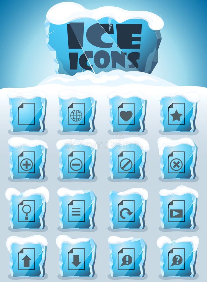 Document icon set stock vector. Illustration of attention - 148747007