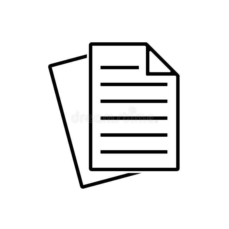 Document Icon Vector Illustration Design, Flat Paper Icon - Vector ...