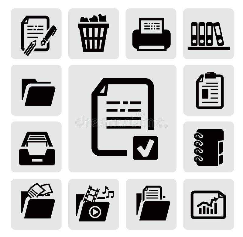3D Web Document Icons stock vector. Illustration of computer - 9488735