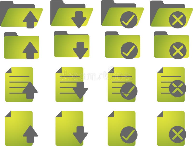 Document icons stock illustration. Illustration of document - 8876855