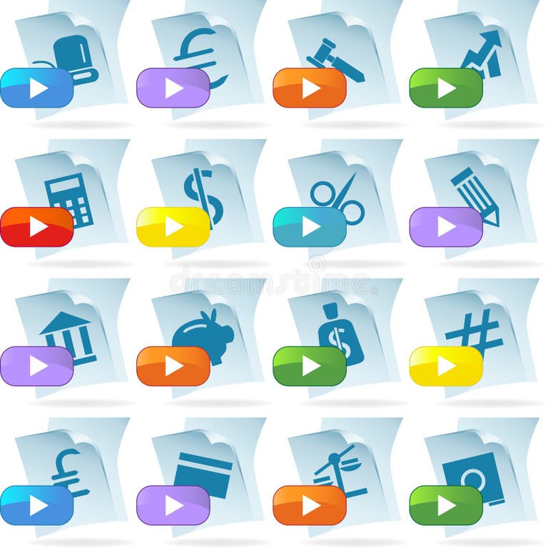 Document Icons Banking Stock Illustrations – 9,445 Document Icons ...