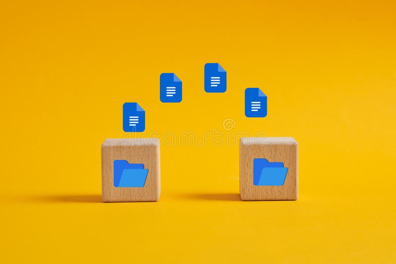 Download Folders Symbol Transfer Yellow Stock Photos - Free & Royalty ...