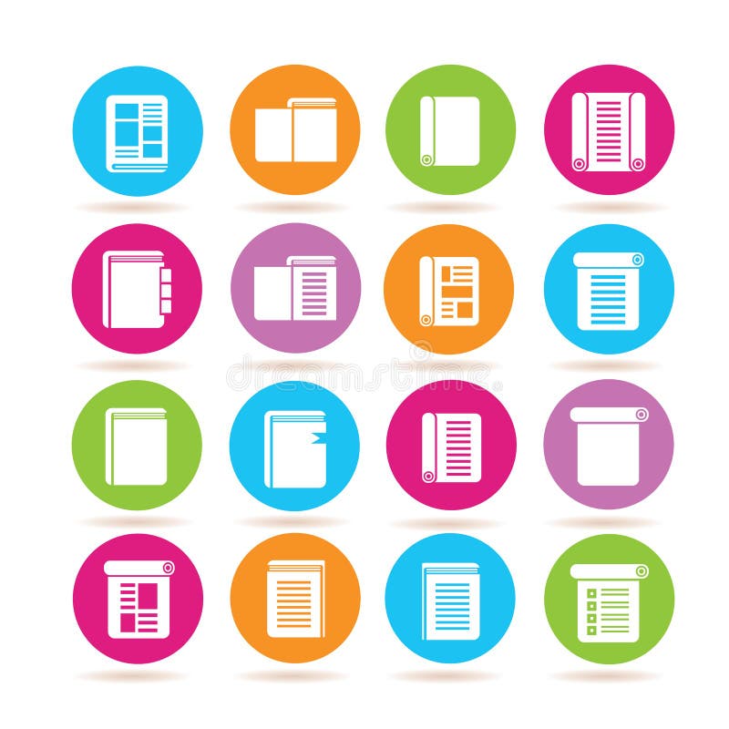 Document icons stock illustration. Illustration of data - 59064865
