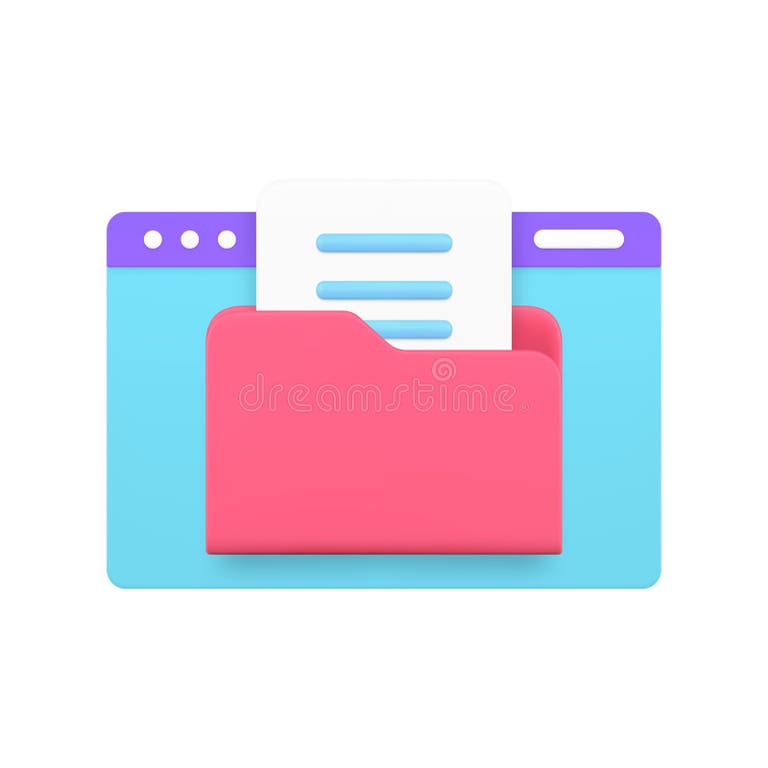 Electronic File Folder Icon Stock Illustrations – 3,488 Electronic File ...