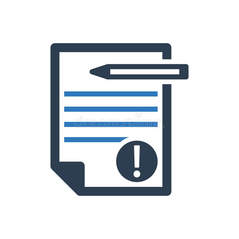 Document Icon - Information File Icon Stock Vector - Illustration of ...