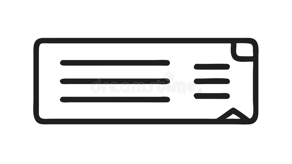 Document Interface with Lines Icon, Vector Design Generative AI Stock Vector - Illustration of ...