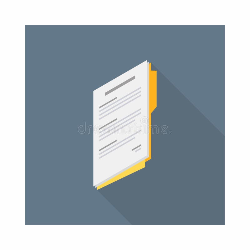 Document Isometric Right View Icon Vector Isometric Stock Vector ...