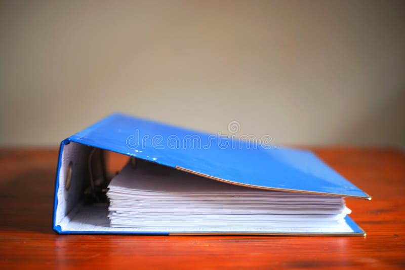 A Document Lay on the Table. Stock Image - Image of concept, study ...