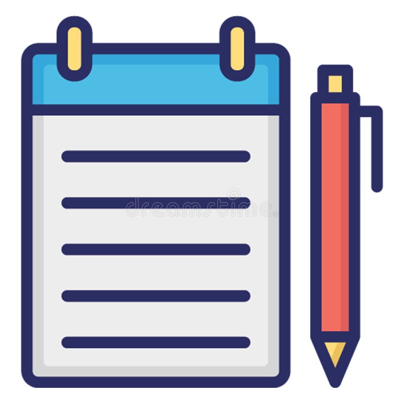 Document, List Isolated Vector Icon Which Can Easily Modify or Edit ...