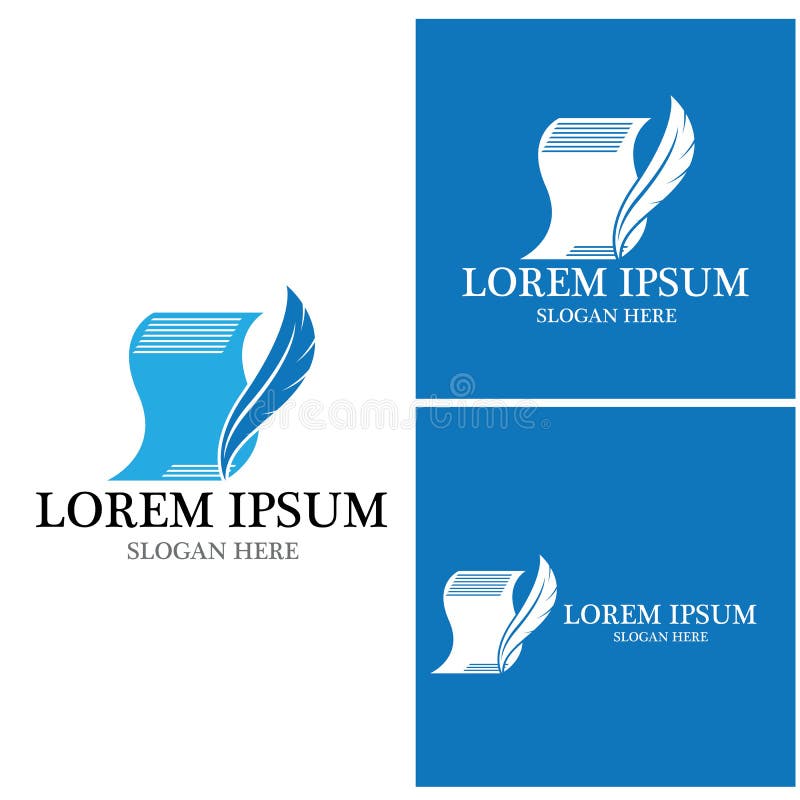 Document Logo Vector Template Illustration Stock Illustration ...