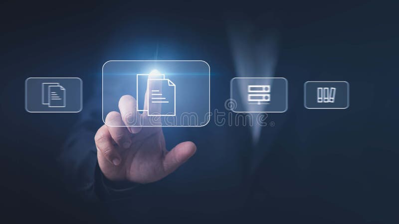 Document Management Data System Business Internet Concept. Documents ...