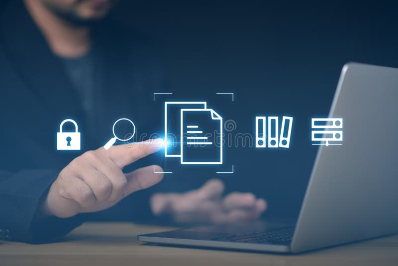 Document Management Data System Business Internet Technology Concept ...