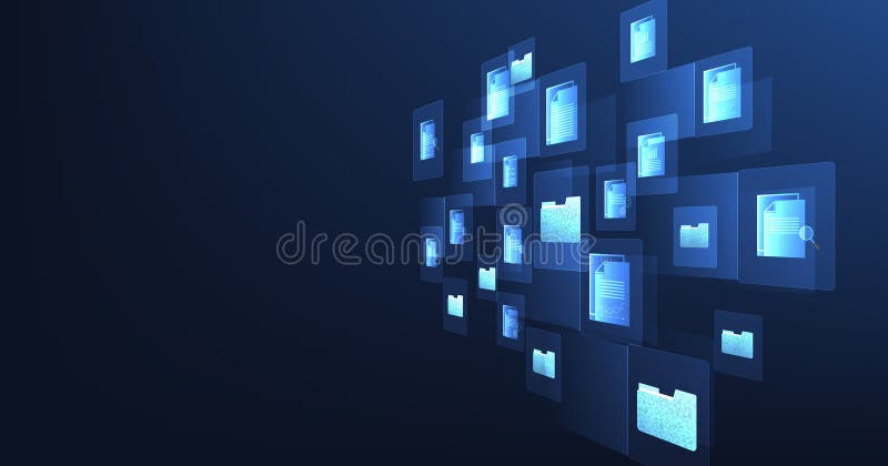 Document Management and Digital Document Paperless Operation Concept ...