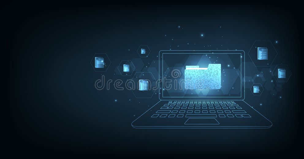 Document Management and Digital Document Paperless Operation Concept ...