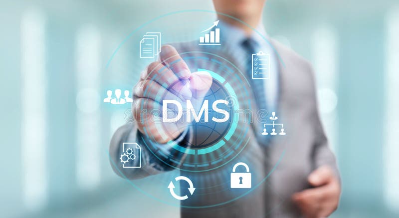 Document Management DMS System Digital Rights Management. Stock Photo ...