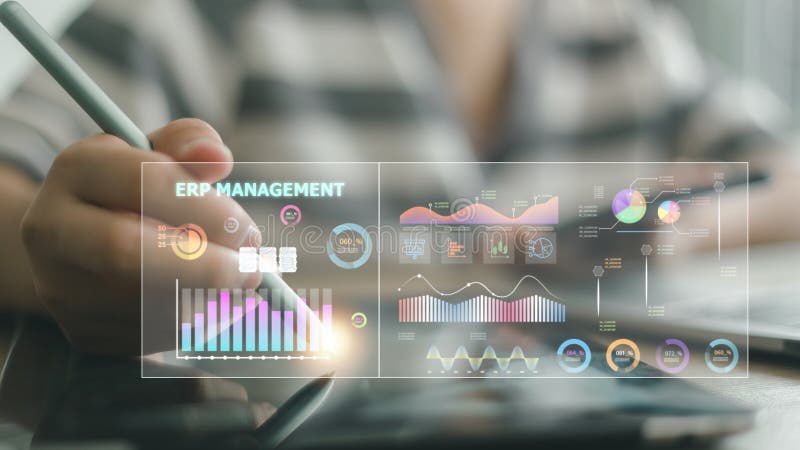 Document Management for ERP. Enterprise Resource Planning Concept ...