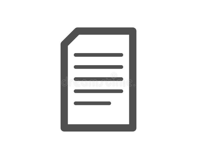 Document Management Icon. File Sign. Vector Stock Vector - Illustration ...