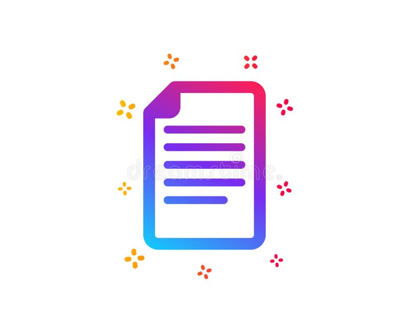 Document Management Icon. File Sign. Vector Stock Vector - Illustration ...