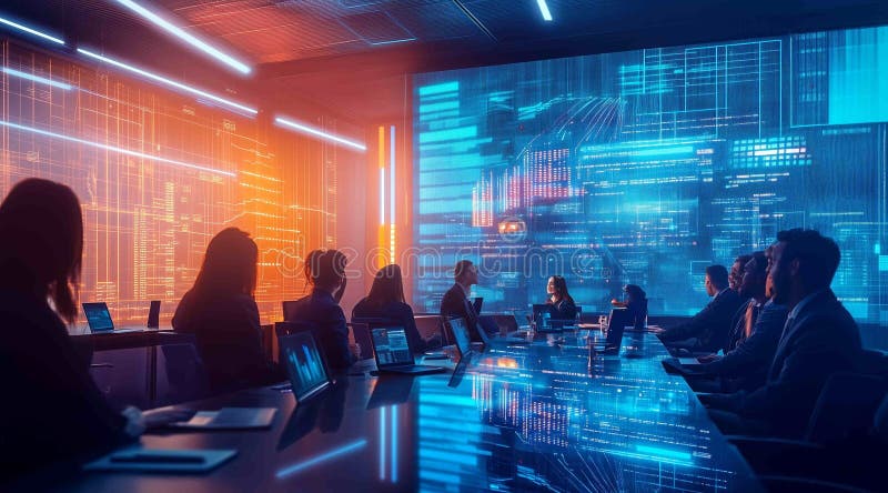 Document Management for Remote Workforces. AI Generated Stock ...