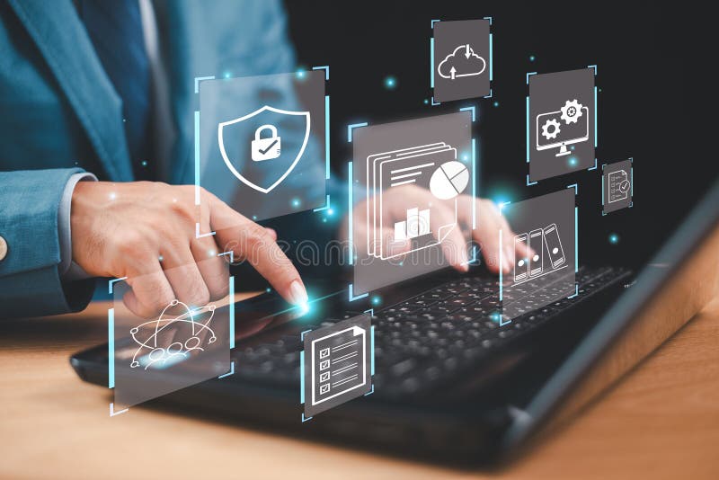 Document Management Service Concept Stock Image - Image of online ...