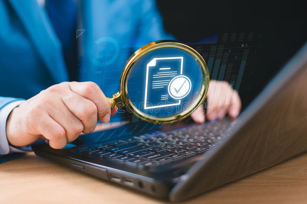 Document Management Service Concept Stock Image - Image of compliance ...