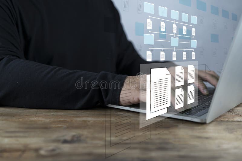 Document Management System Being Setup by it Consultant Working on ...