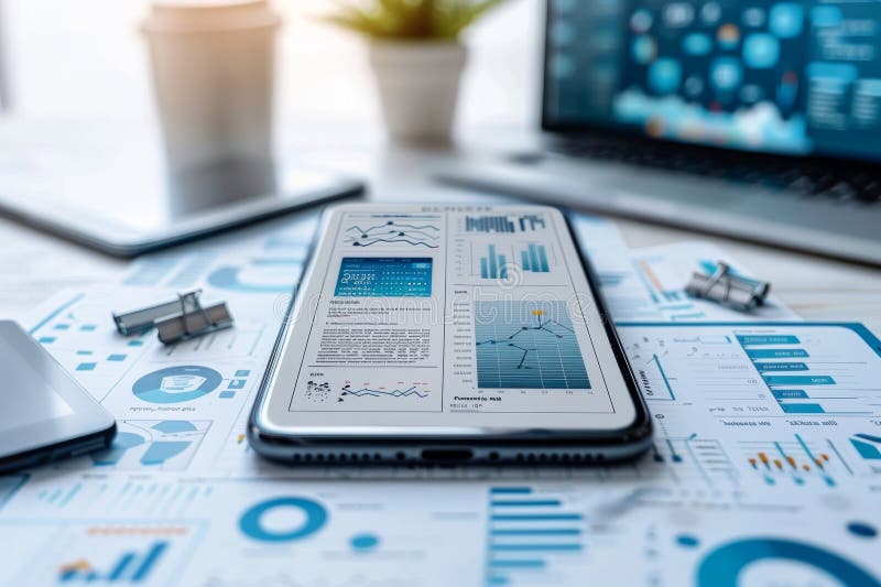 Document Management System. Business Technology Concept Stock Image ...