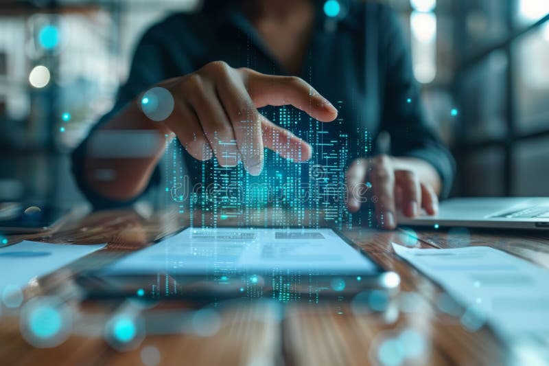 Document Management System. Business Technology Concept Stock ...