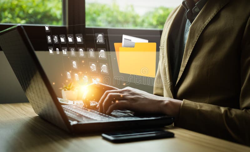 Document Management System Concept. Enterprise Content Management ...