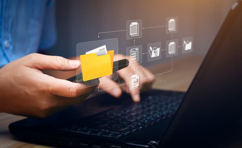 Document Management System Concept. Enterprise Content Management ...