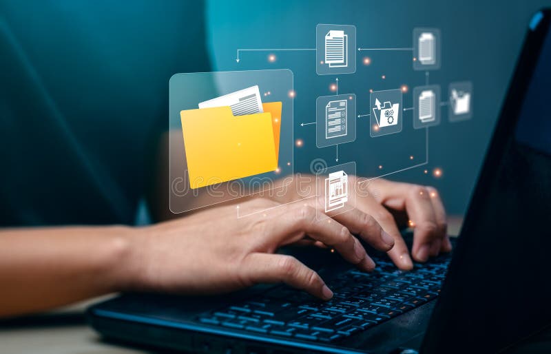 Document Management System Concept. Enterprise Content Management ...