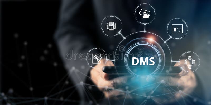 Document Management System (DMS). Accelerate Digitalization Stock Photo ...