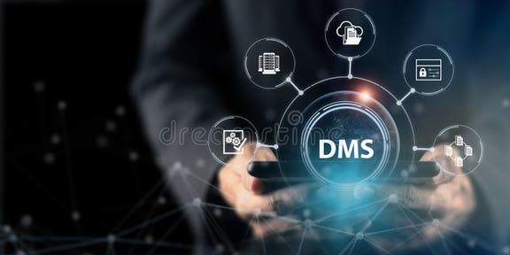 Document Management System (DMS). Accelerate Digitalization Stock Photo ...